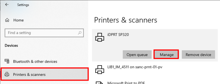iDPRT SP320 Setup Guide – Knowledge Base